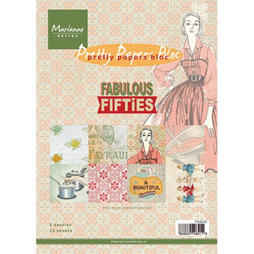 Set hartie cu modele, Marianne Design, 32 coli, 148x210mm - eMAG.ro