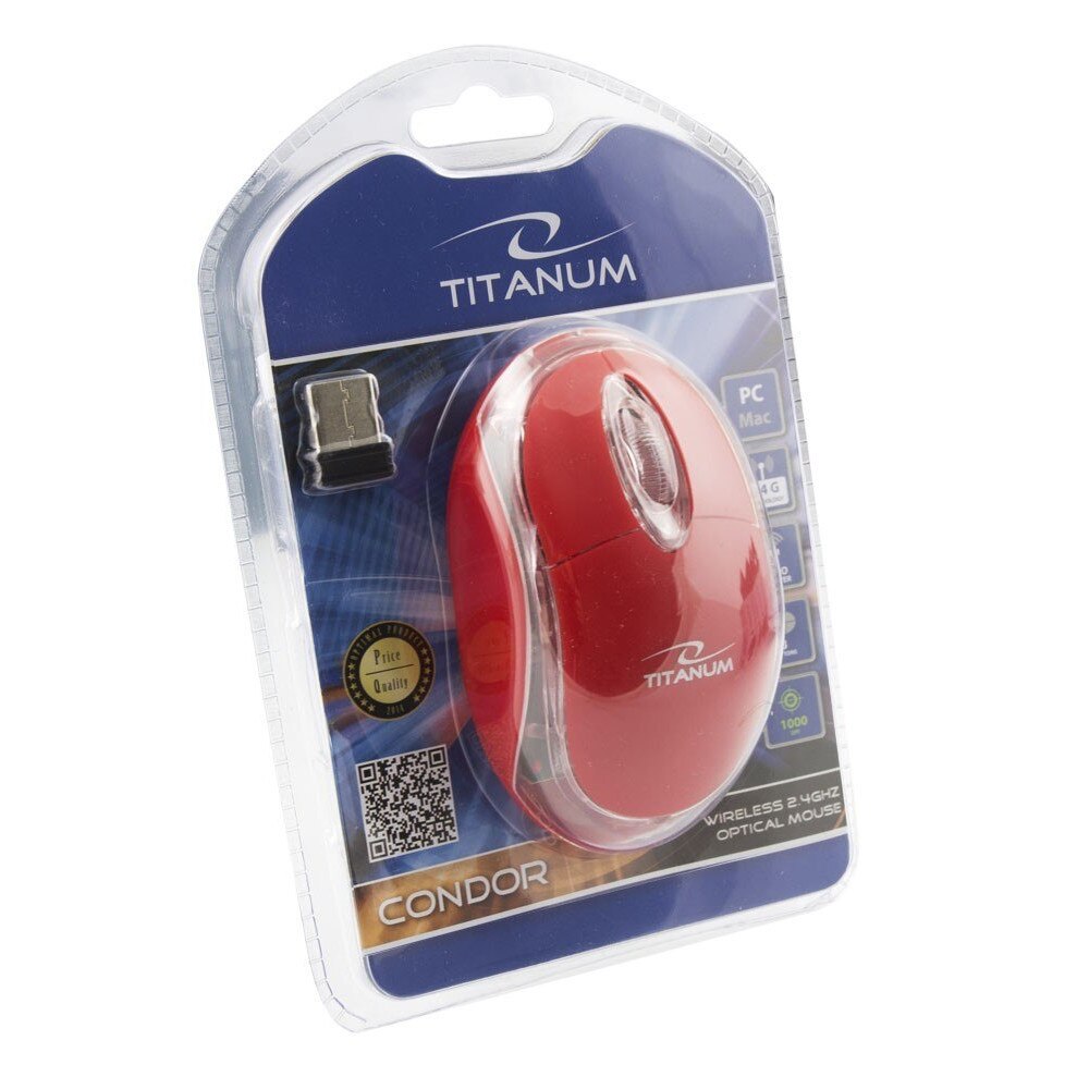 Mouse Wireless Condor Esperanza, 3D, 2.4GHz, Rosu - eMAG.ro