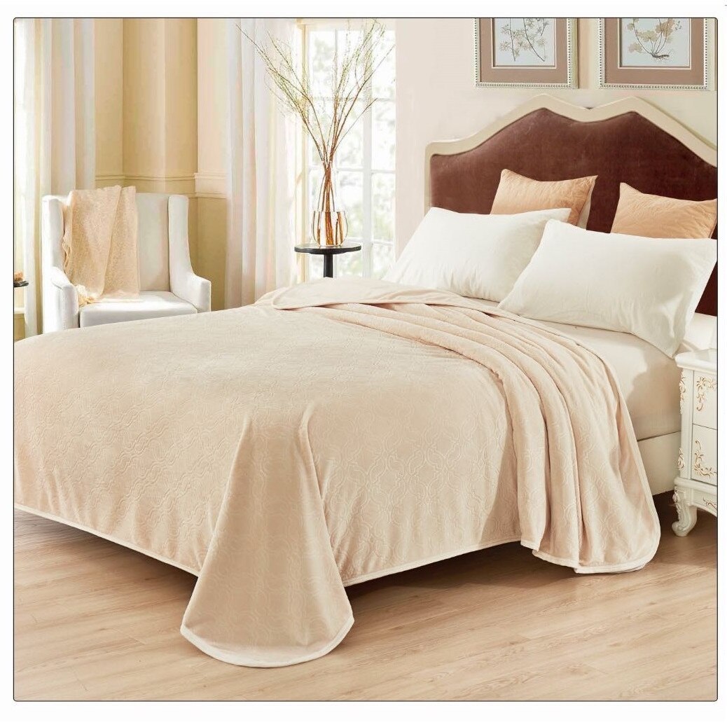 Patura groasa Cocolino pentru pat de 2 persoane - 2 fete - 200 x 230 cm ...