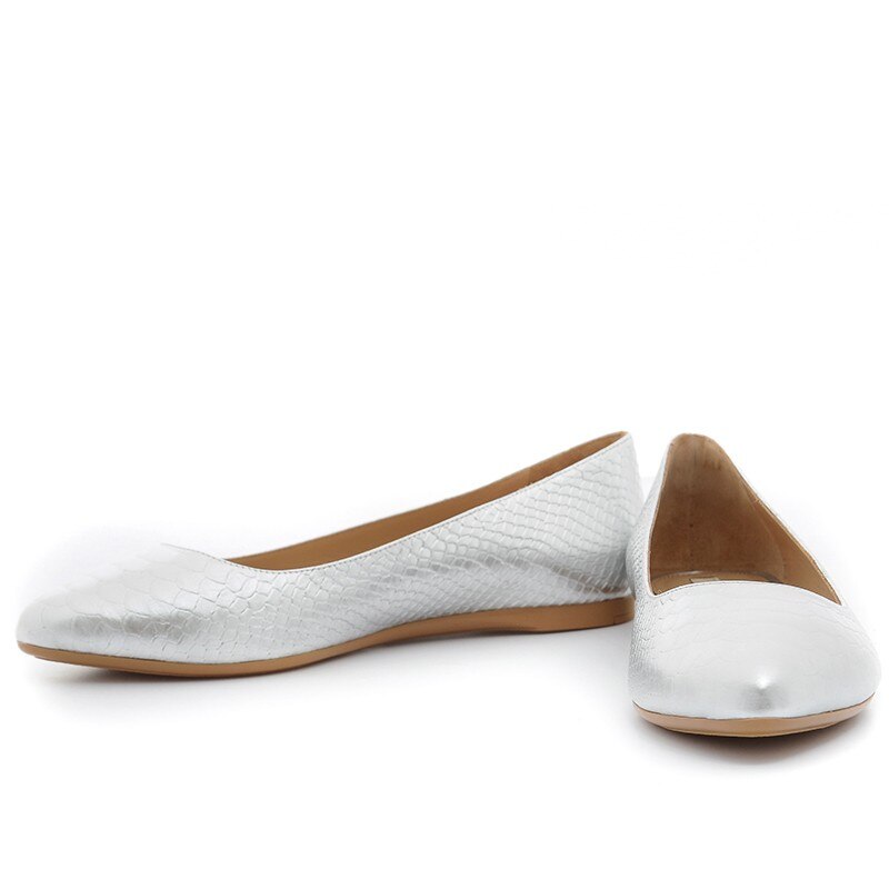 Balerini argintii, Il Passo, Exotic Skin, 38 - eMAG.ro