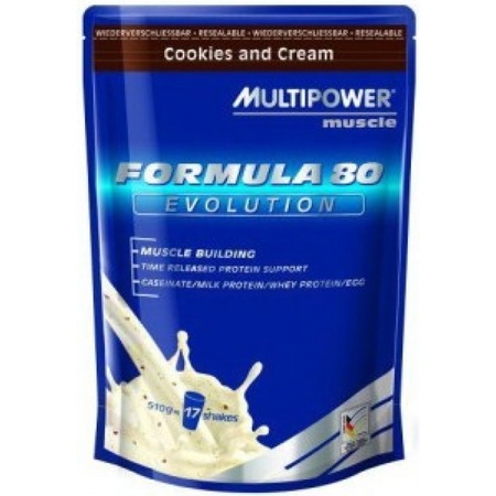 Multipower Formula 80 Evolution (510 g) Áfonya-joghurt - eMAG.hu
