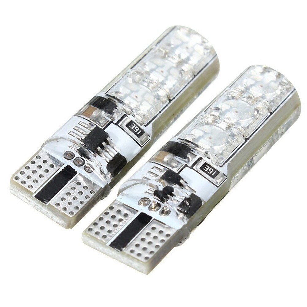 Bec LED T10 W5W W10W bec W3W, R10 12V RGB + CANBUS si telecomanda ...