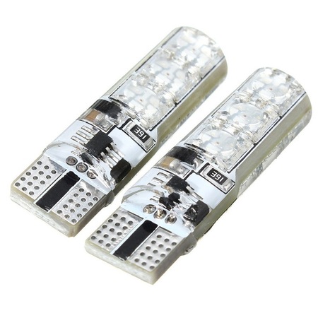 Bec LED T10 W5W W10W bec W3W, R10 12V RGB + CANBUS si telecomanda ...