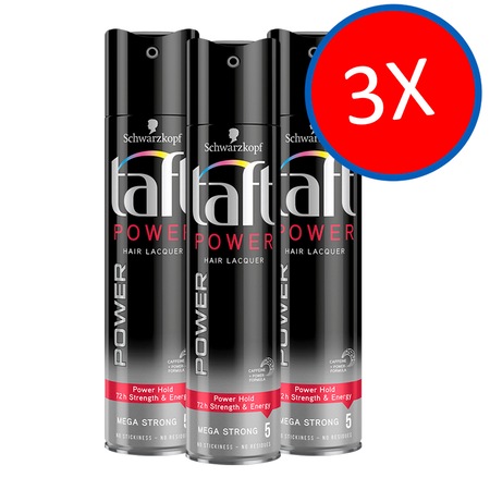 Set 3 x Fixativ de par, Taft, 250 ml - eMAG.ro