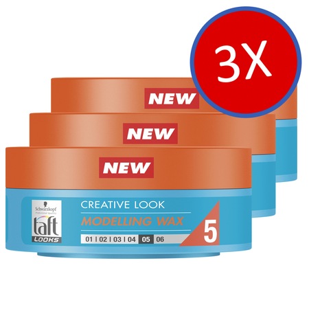 Taft Looks hajformázó wax Creative, 3x 75 ml - eMAG.hu