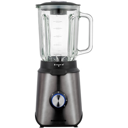 Блендер Heinner HBL-1000BRW, 1000 W, 3 скорости, Стъклена купа 1.5 л ...