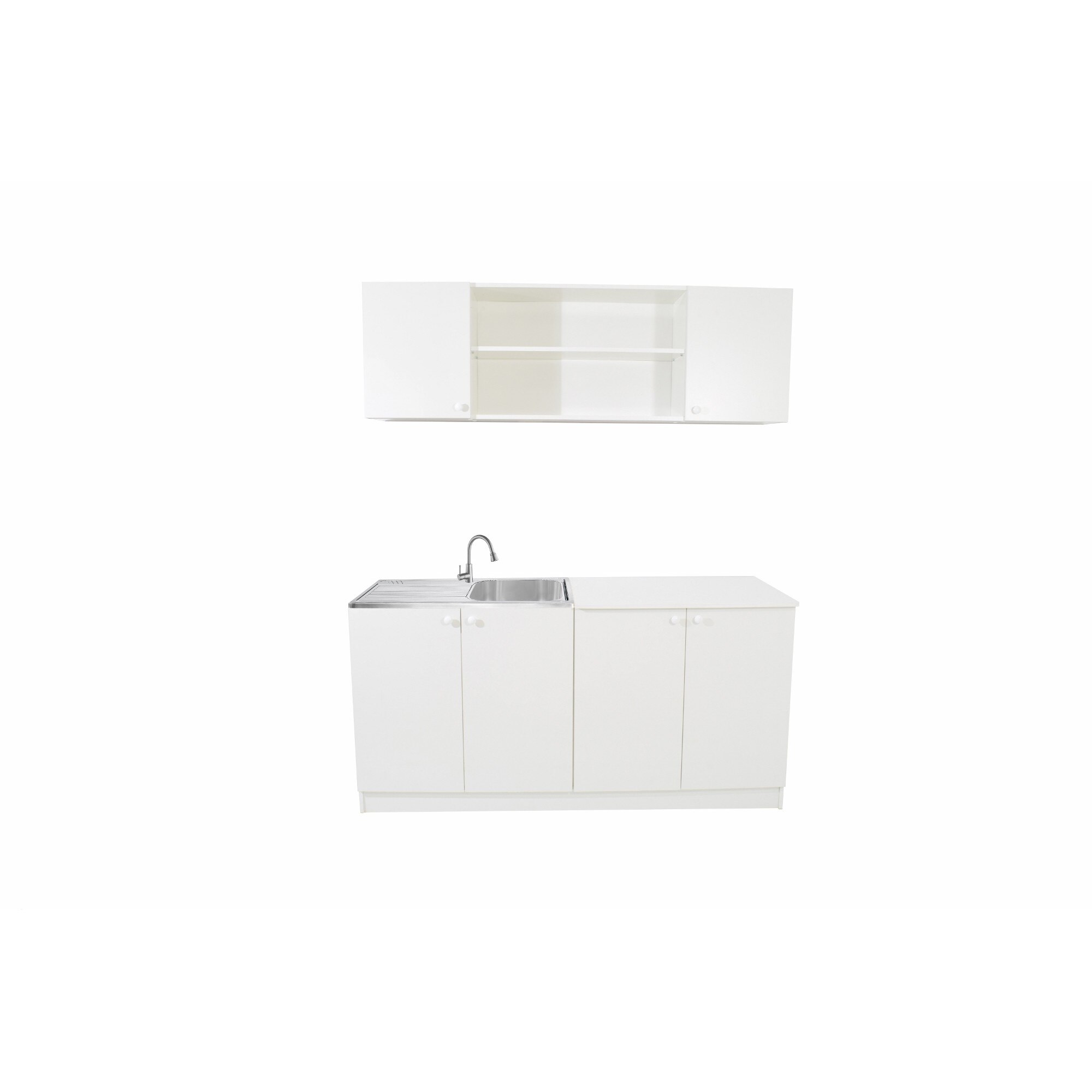 Set Bucatarie Alba, L 160 cm - eMAG.ro