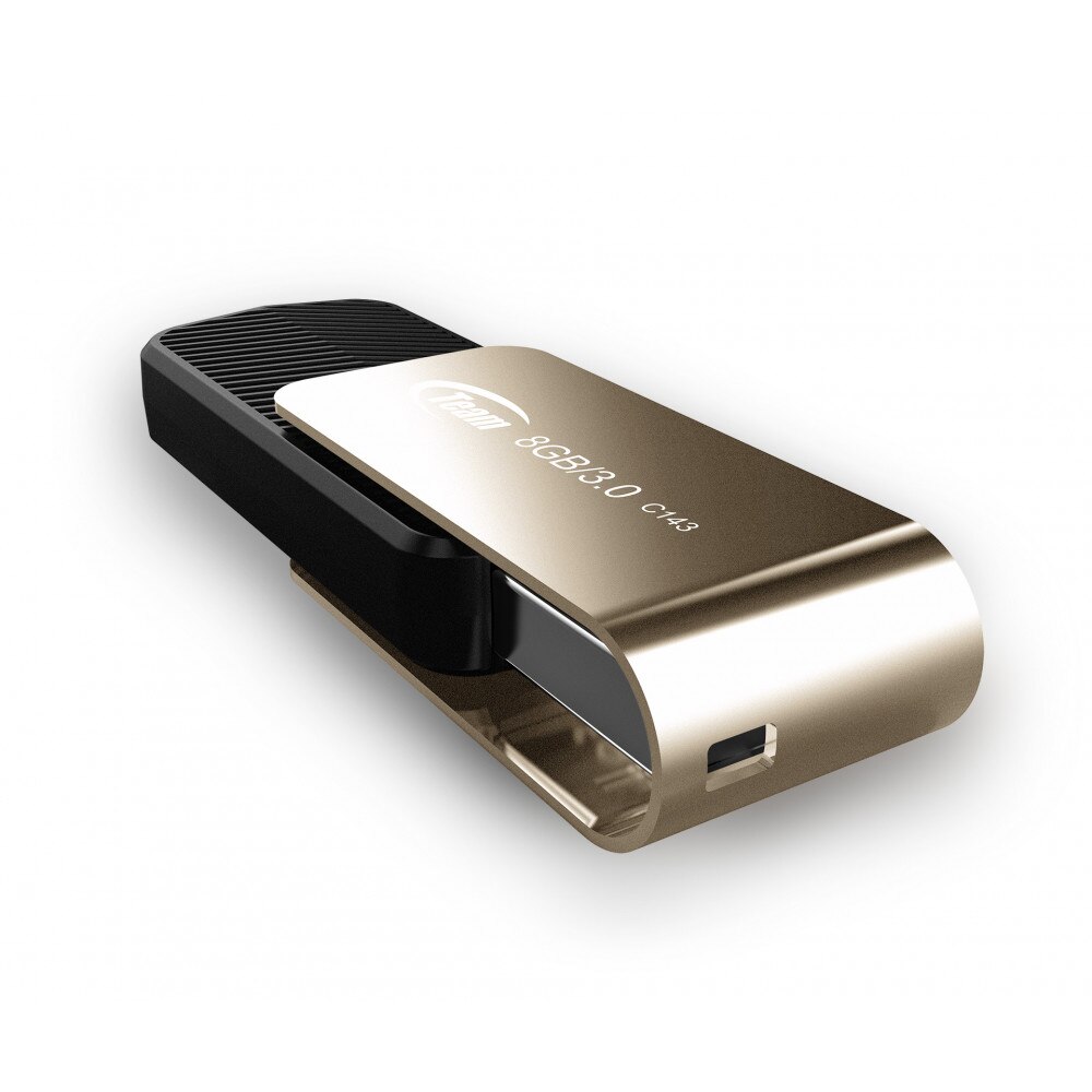 Memorie USB Team Group C143 8GB USB 3.0, Negru - eMAG.ro