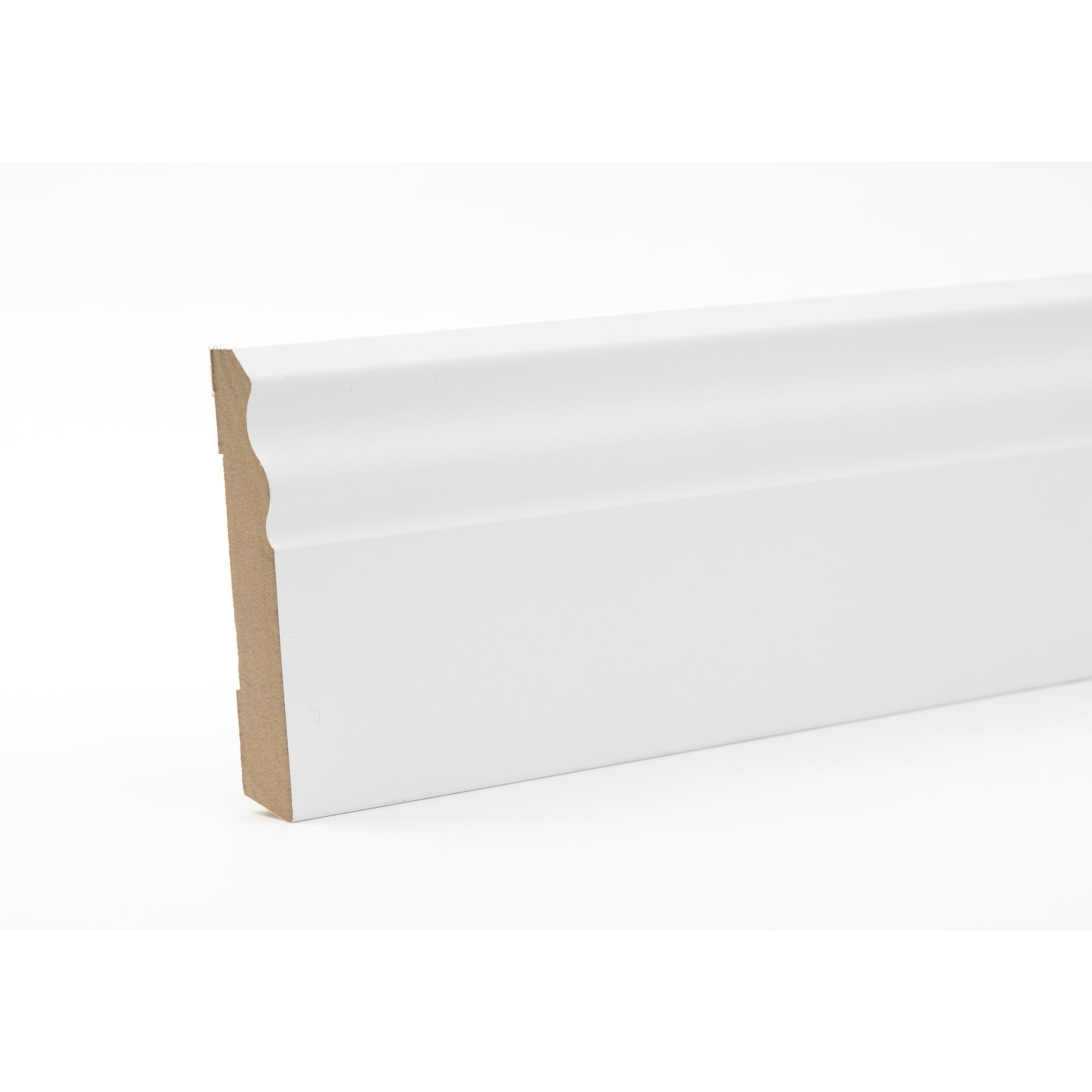 Plinta MDF HL100 Eco, alba vopsibila, 2000x100x16 mm - eMAG.ro