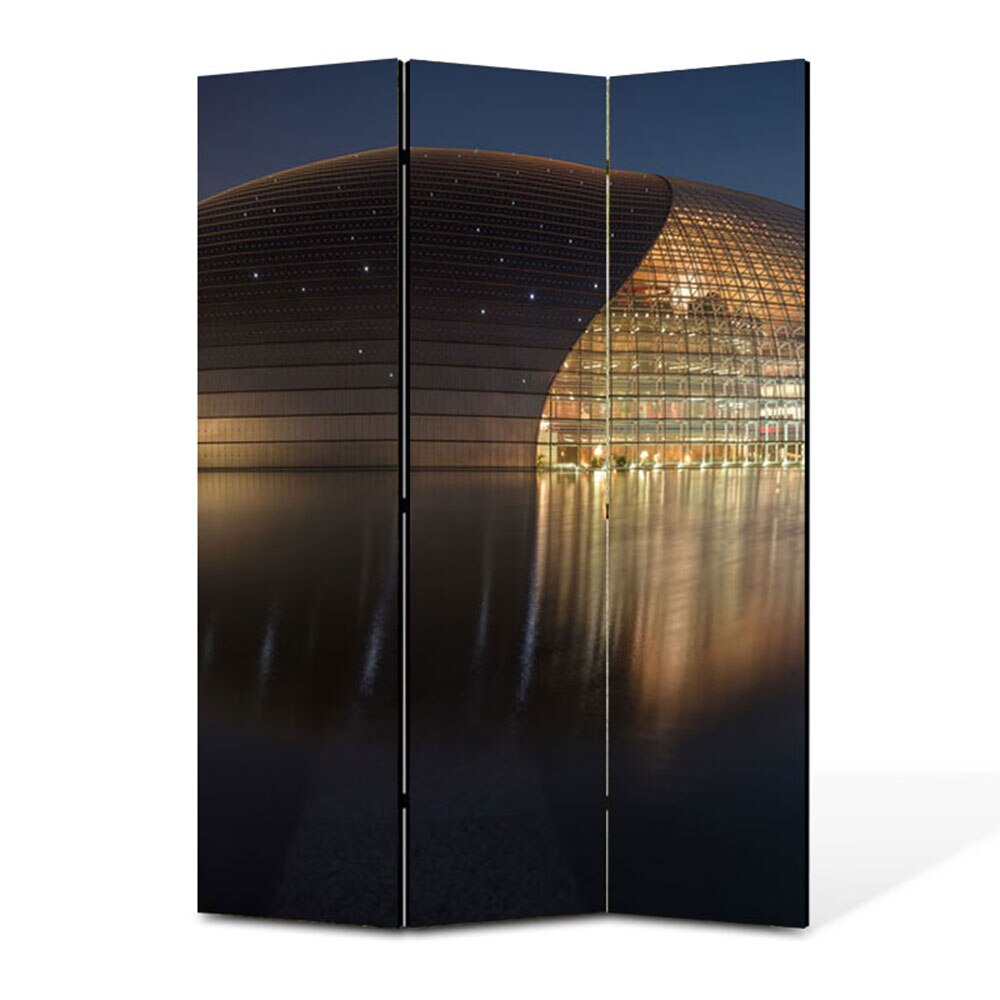 Paravan de Camera Premium Modern BTex ArtDecoMag din 3 Panouri Urban ...