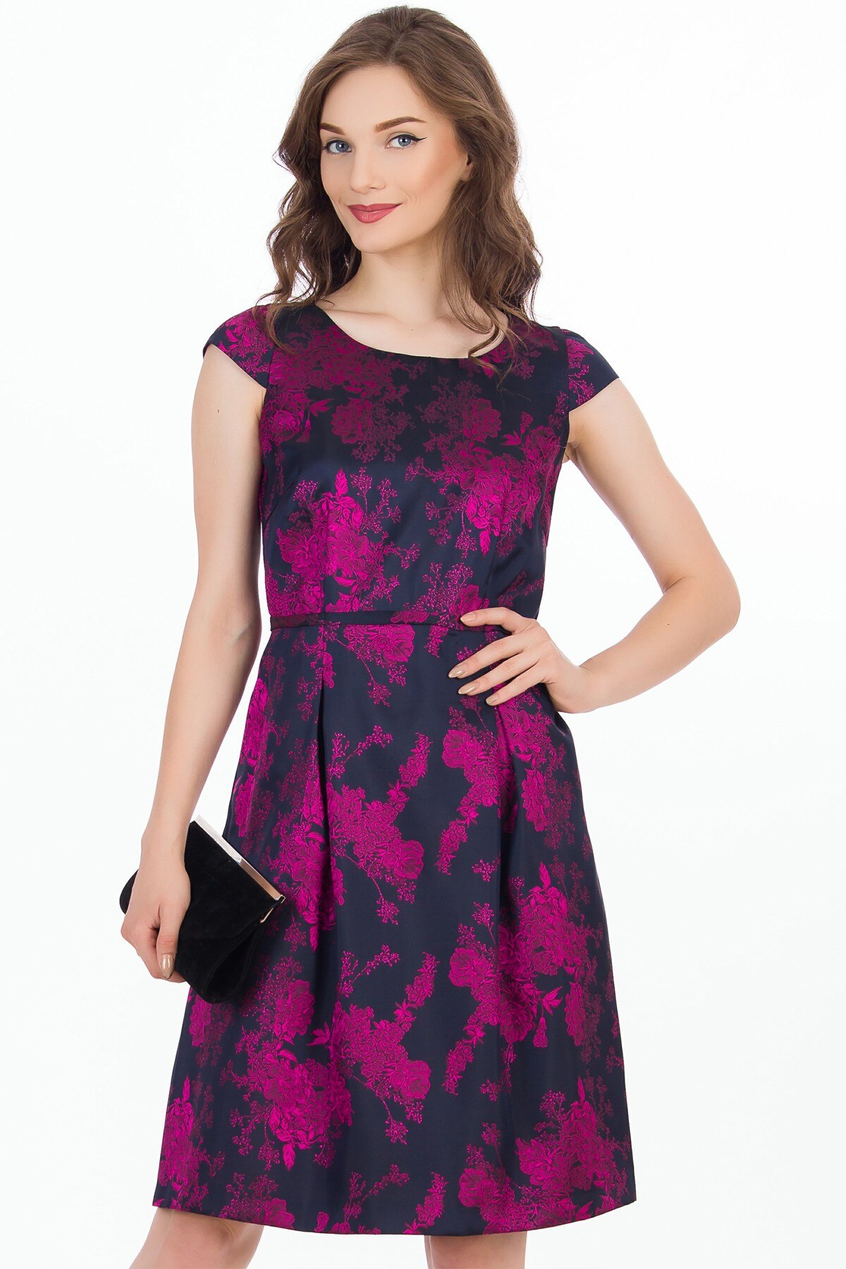 Rochie Barocco, Negru/Grena Sense, 34 - eMAG.ro