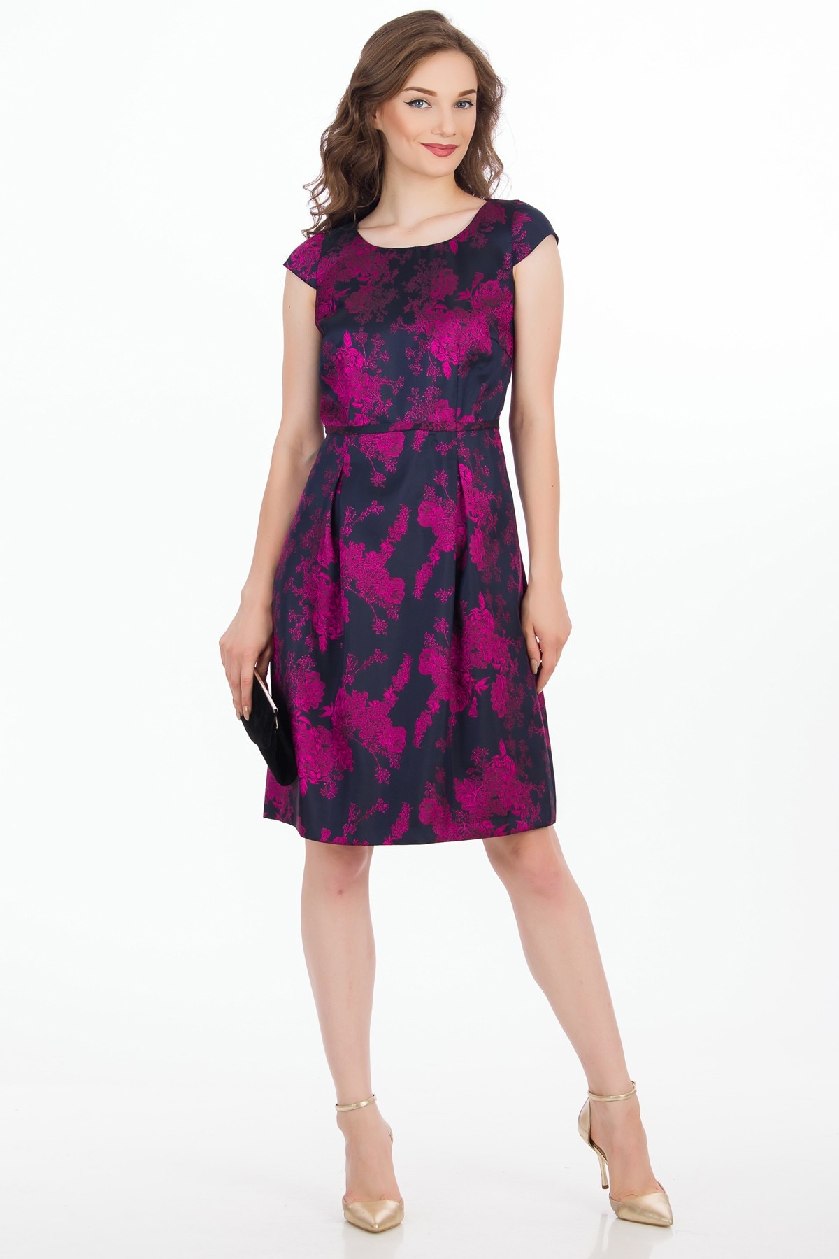 Rochie Barocco, Negru/Grena Sense, 34 - eMAG.ro