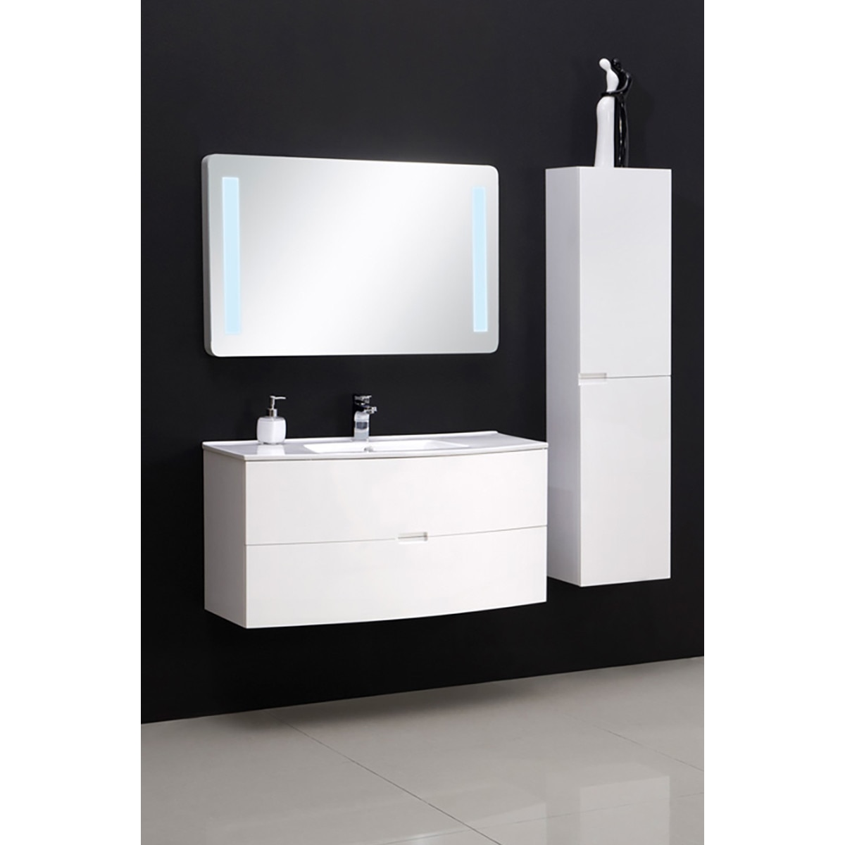 Set Mobilier Baie Suspendat Venezia, 100 cm - eMAG.ro