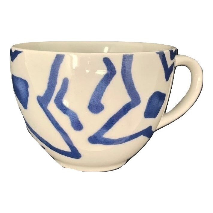 Ceasca ceramica, model cu flori, 100 ml - eMAG.ro