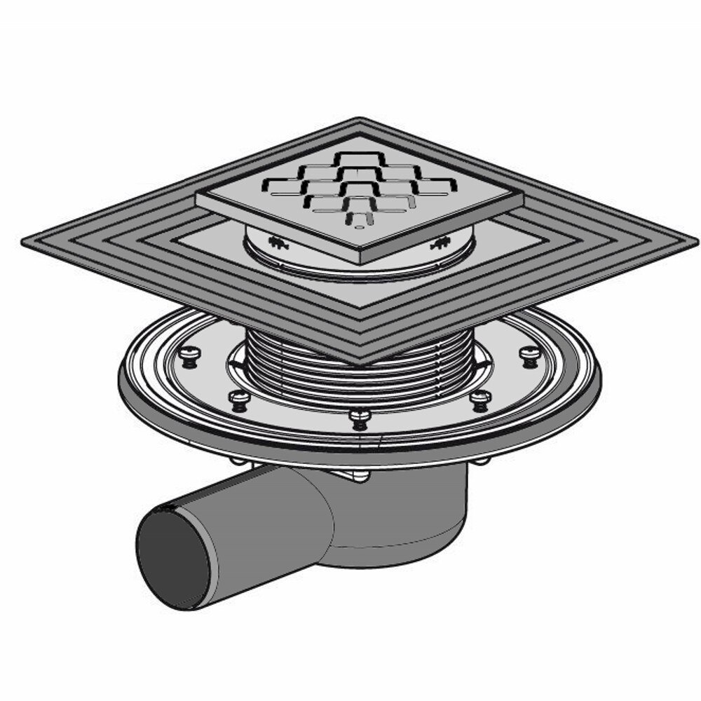 Sifon de pardoseala inox 105 mm Ravak SN501 - eMAG.ro