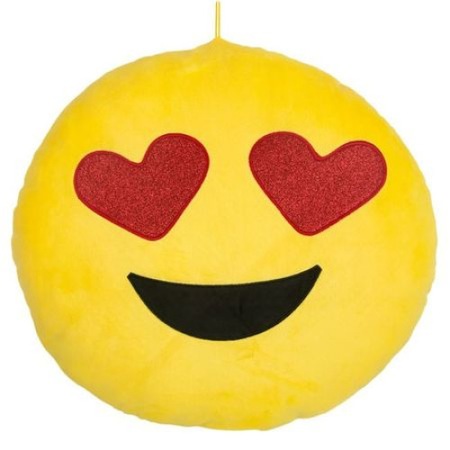 Perna iMK® Emoji- Fata zambitoare cu ochi in forma de inima - eMAG.ro