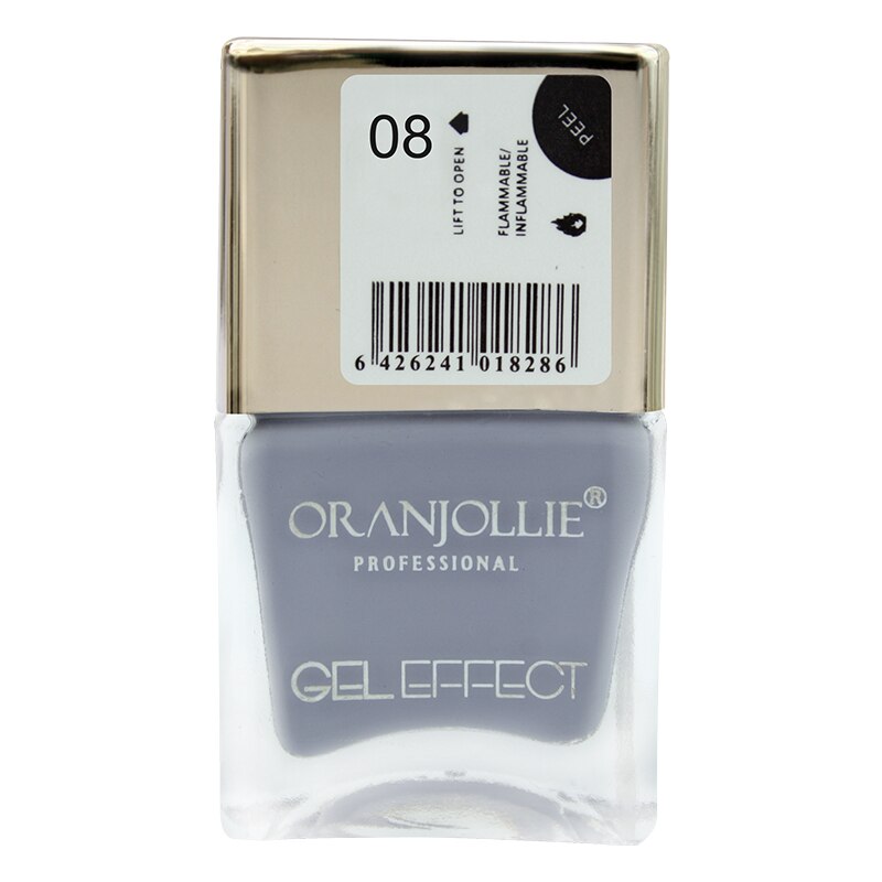 Oja cu efect de gel Oranjollie, 12 ml, numarul 08 - eMAG.ro
