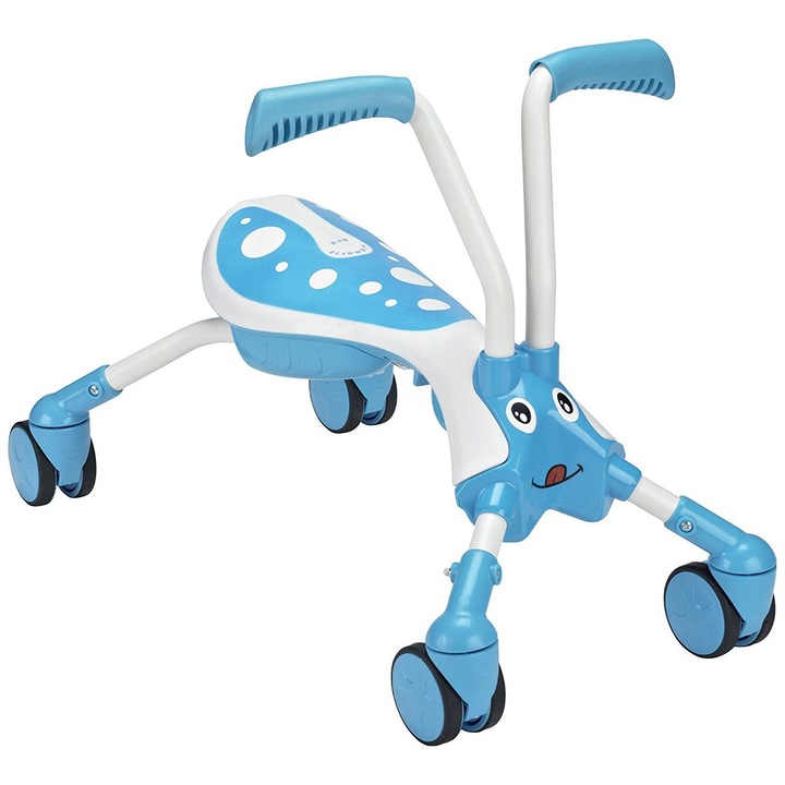 Tricicleta fara pedale cu 4 roti pentru copii +1-3 ani, Scramblebug Tide - Mookie - eMAG.ro