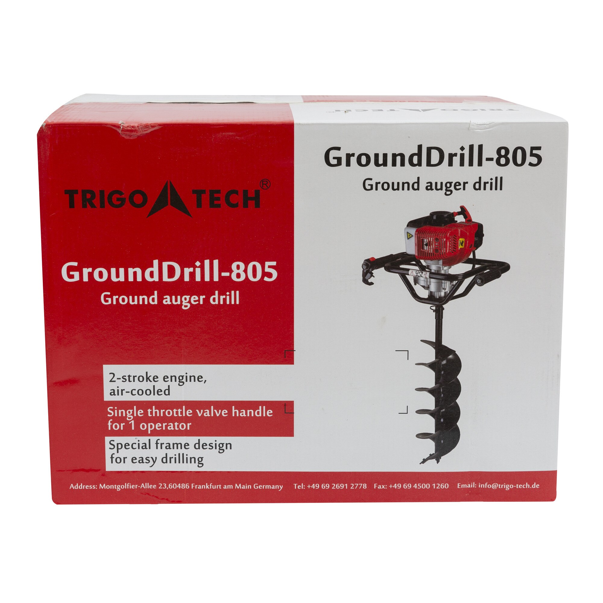 Trigo Tech 2019 motoros földfúró készlet, 2,5 LE + 150 mm-es fúró - eMAG.hu