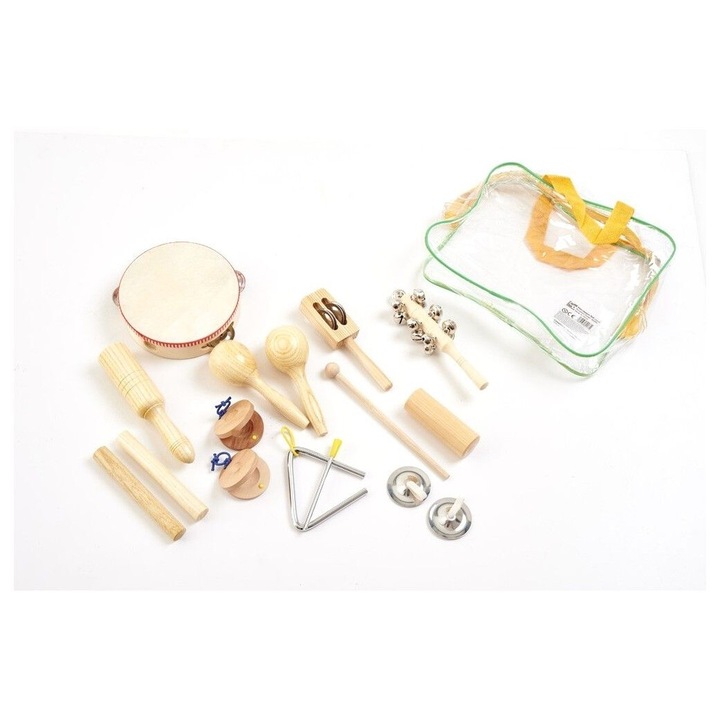 Instrumente muzicale de joaca de percutie in sacosa transparenta - eMAG.ro