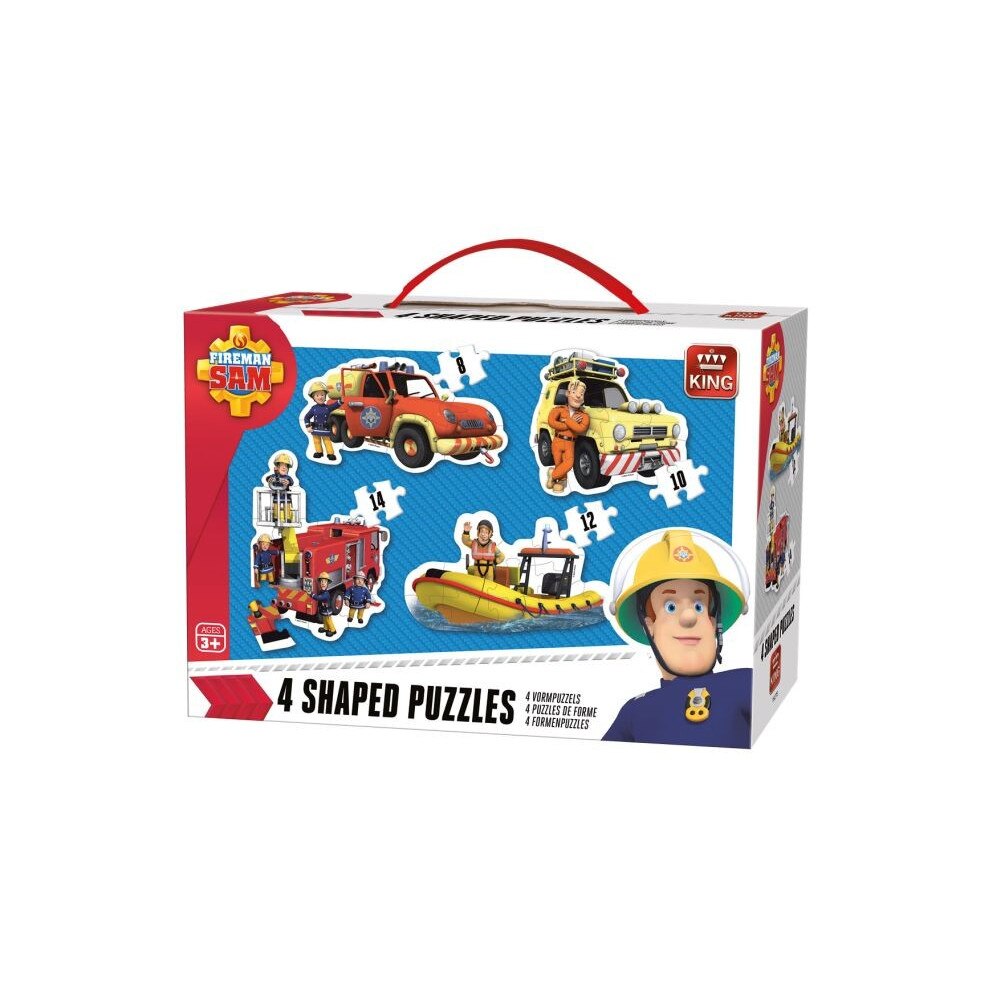 Puzzle 4 in 1, Fireman Sam - eMAG.ro