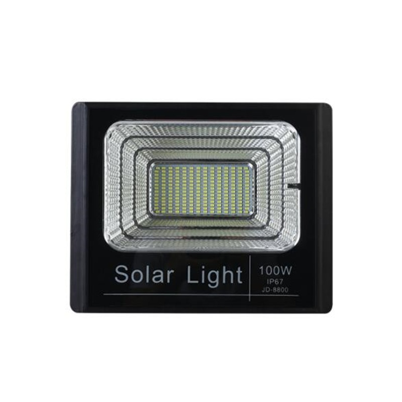 Proiector solar 196 LED IP67 100W 8000lm cu telecomanda - eMAG.ro