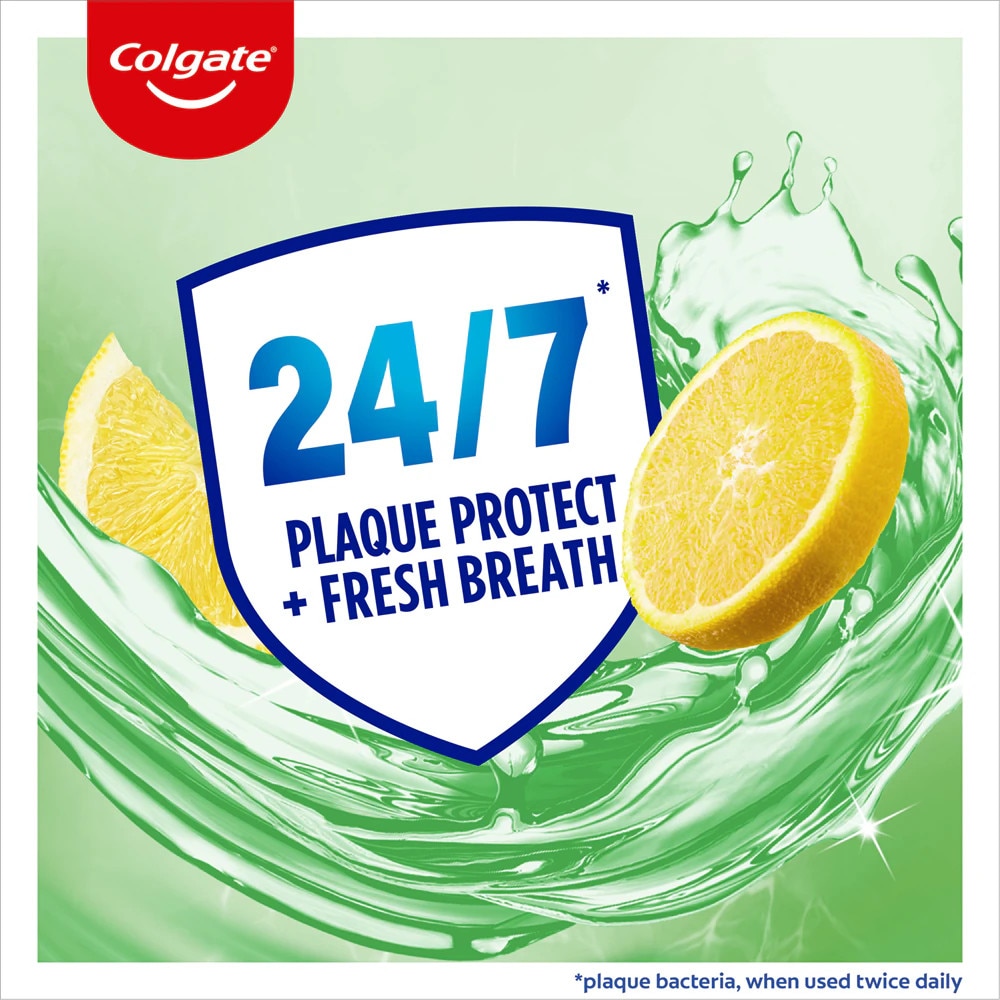 Apa de gura Colgate Plax Fresh&Protect Tea&Lemon 24/7 Plaque Protection ...