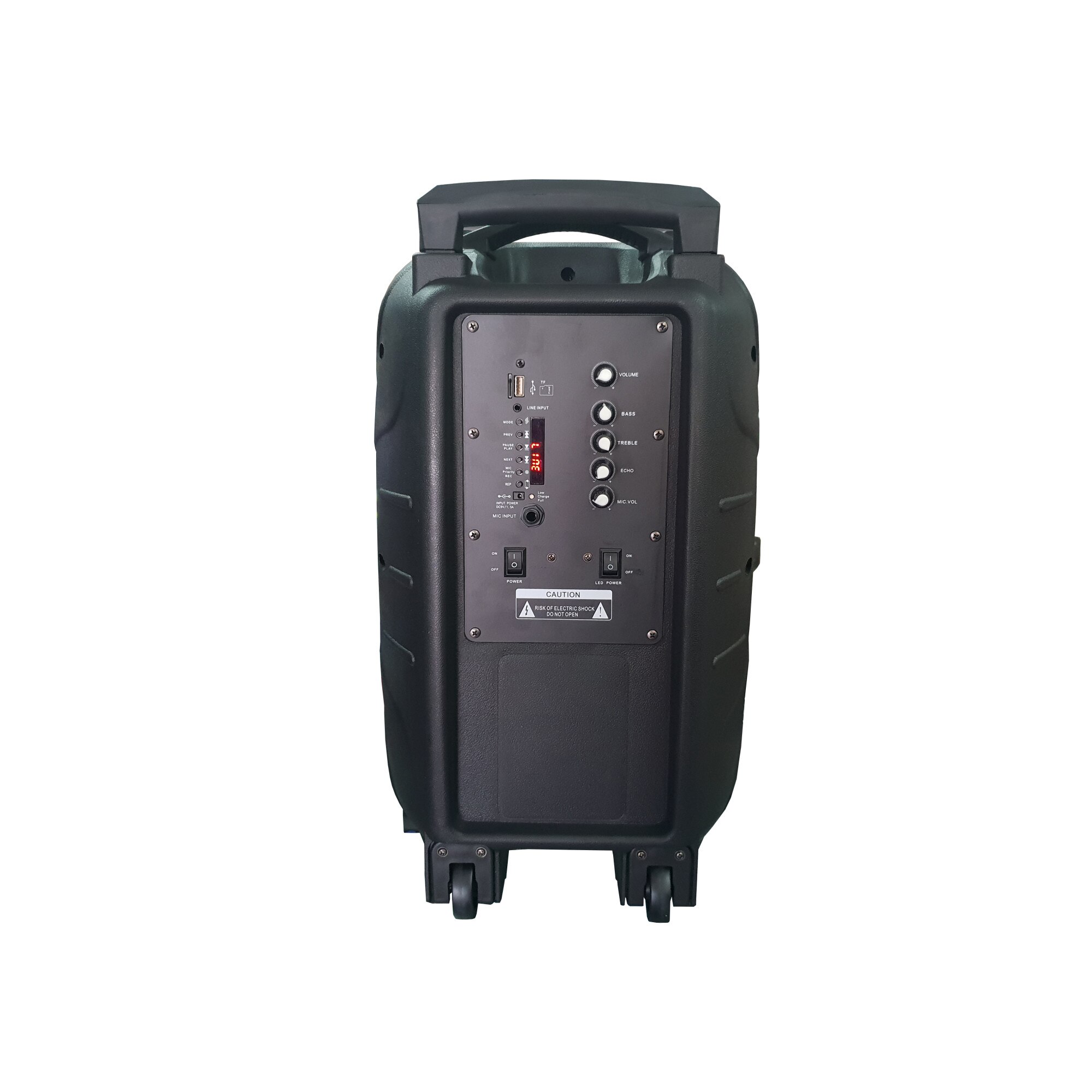 Boxa cu Statie Activa tip Troller, Difuzor 10 ", 1 Microfon Wireless ...