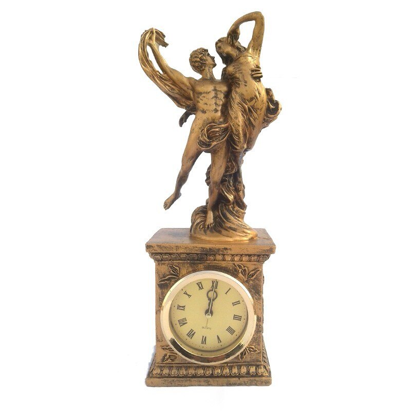 Statueta Cuplu dansand cu ceas 14x39 cm - eMAG.ro