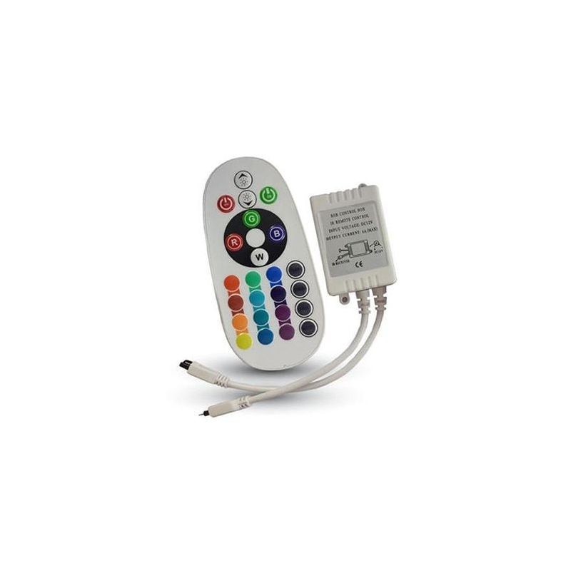 Kit Banda Led, SMD5050, RGB, 60LED/M, IP20, 5M, Transformator,Controler ...