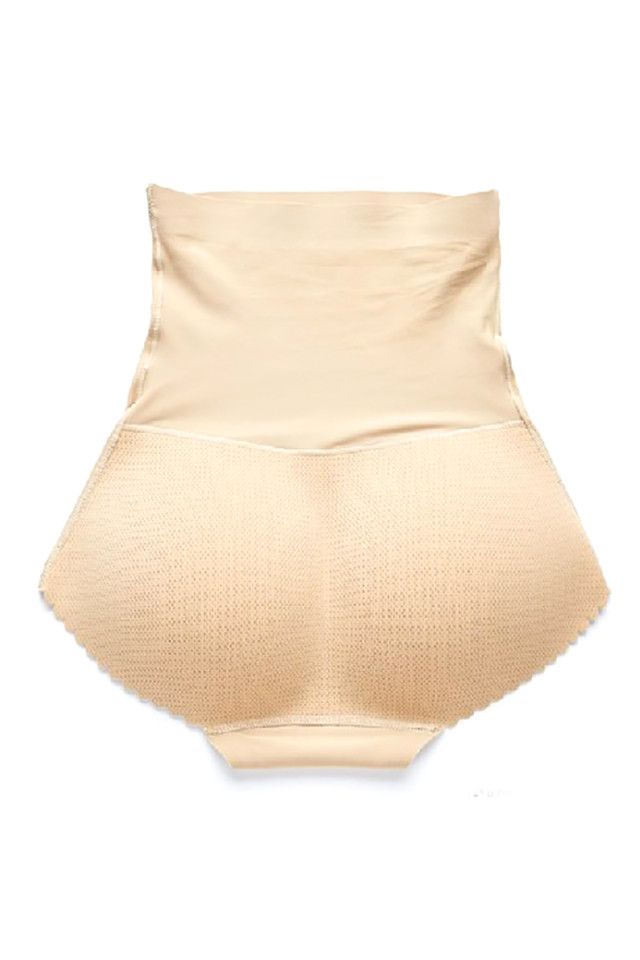 Chilot modelator push up cu talie foarte inalta, Blue Rose, Bej - eMAG.ro