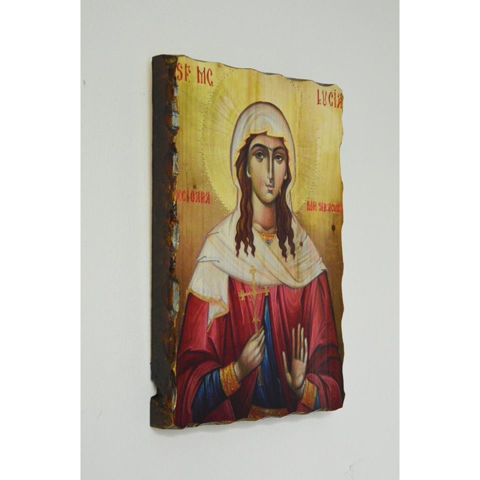 Icoana Sfanta Mucenita Lucia, 20x29cm - eMAG.ro