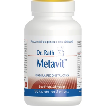 Metavit, vitamine, minerale, aminoacizi 90 tablete - eMAG.ro