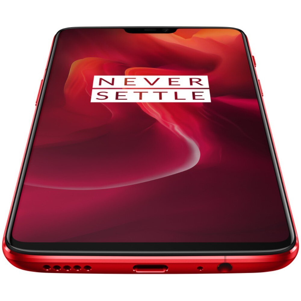 Telefon mobil OnePlus 6, 128GB, 8GB, Dual SIM, Rosu - eMAG.ro