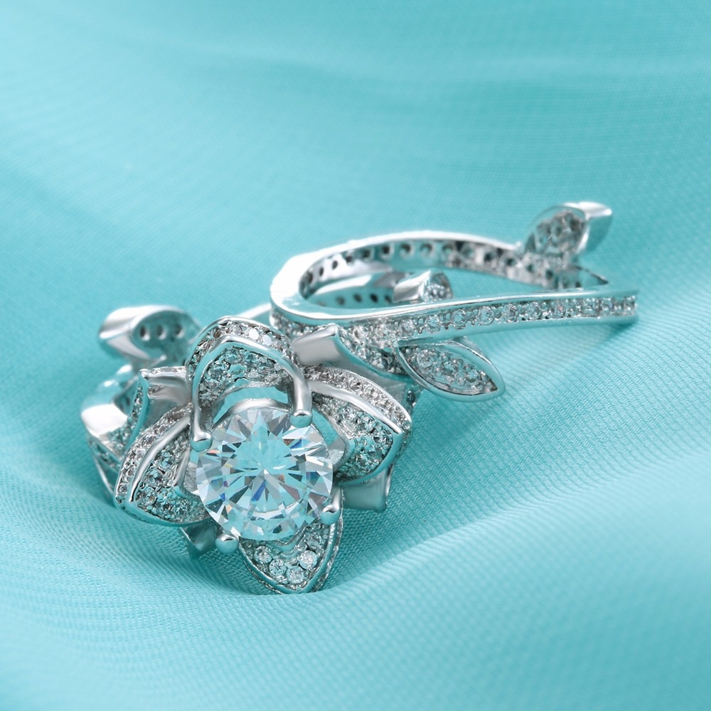 Inel dama placat cu argint 925 cu piatra Topaz, marca Trendy Secret ...