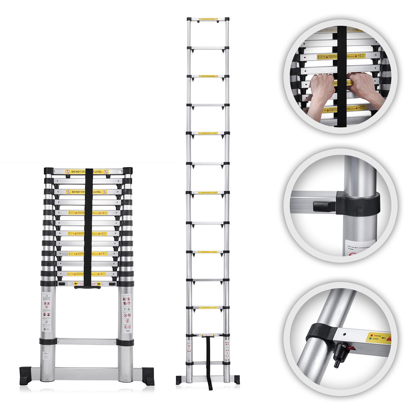 Scara de aluminiu, 320 cm Profesionala - eMAG.ro