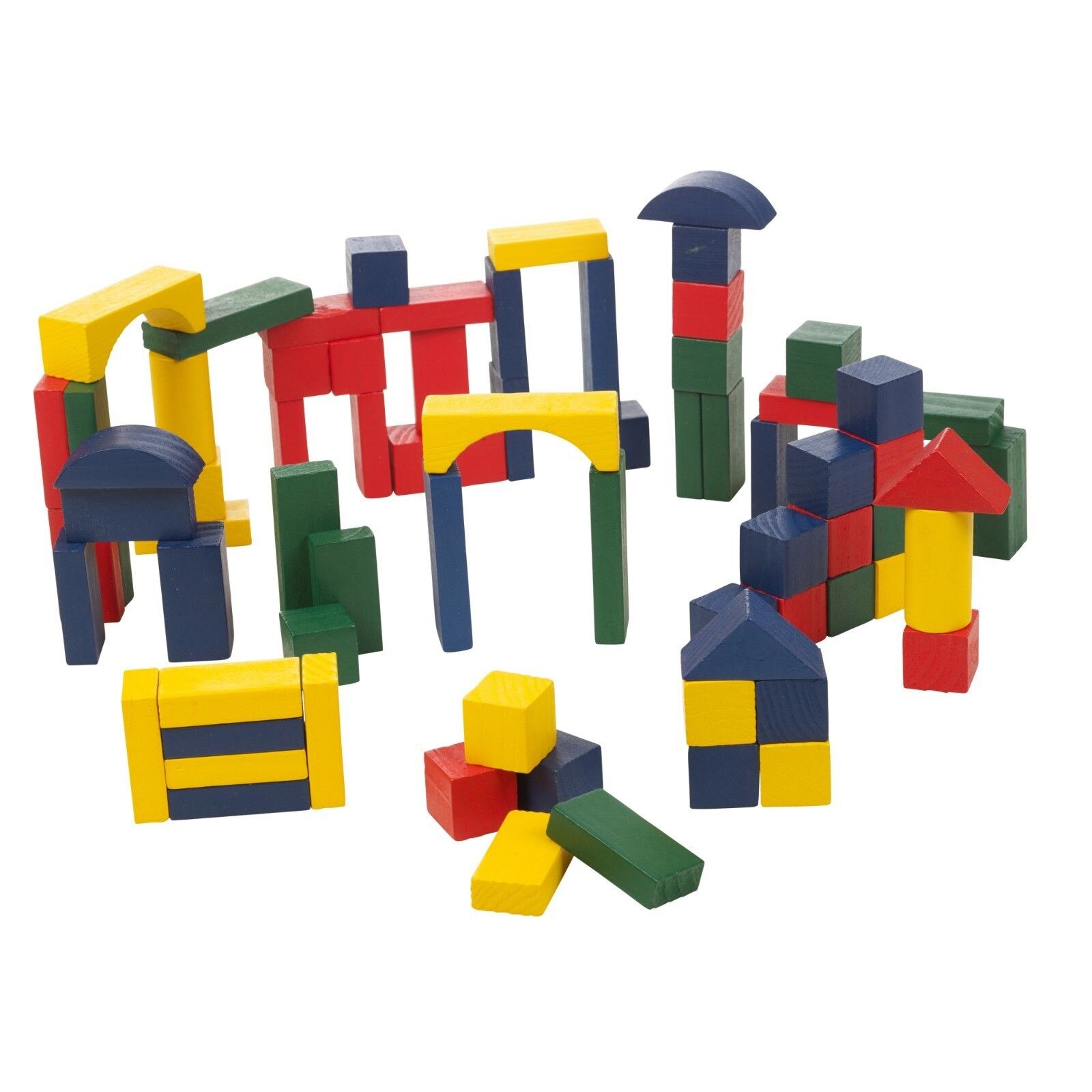 Cuburi din lemn 75buc - eMAG.ro