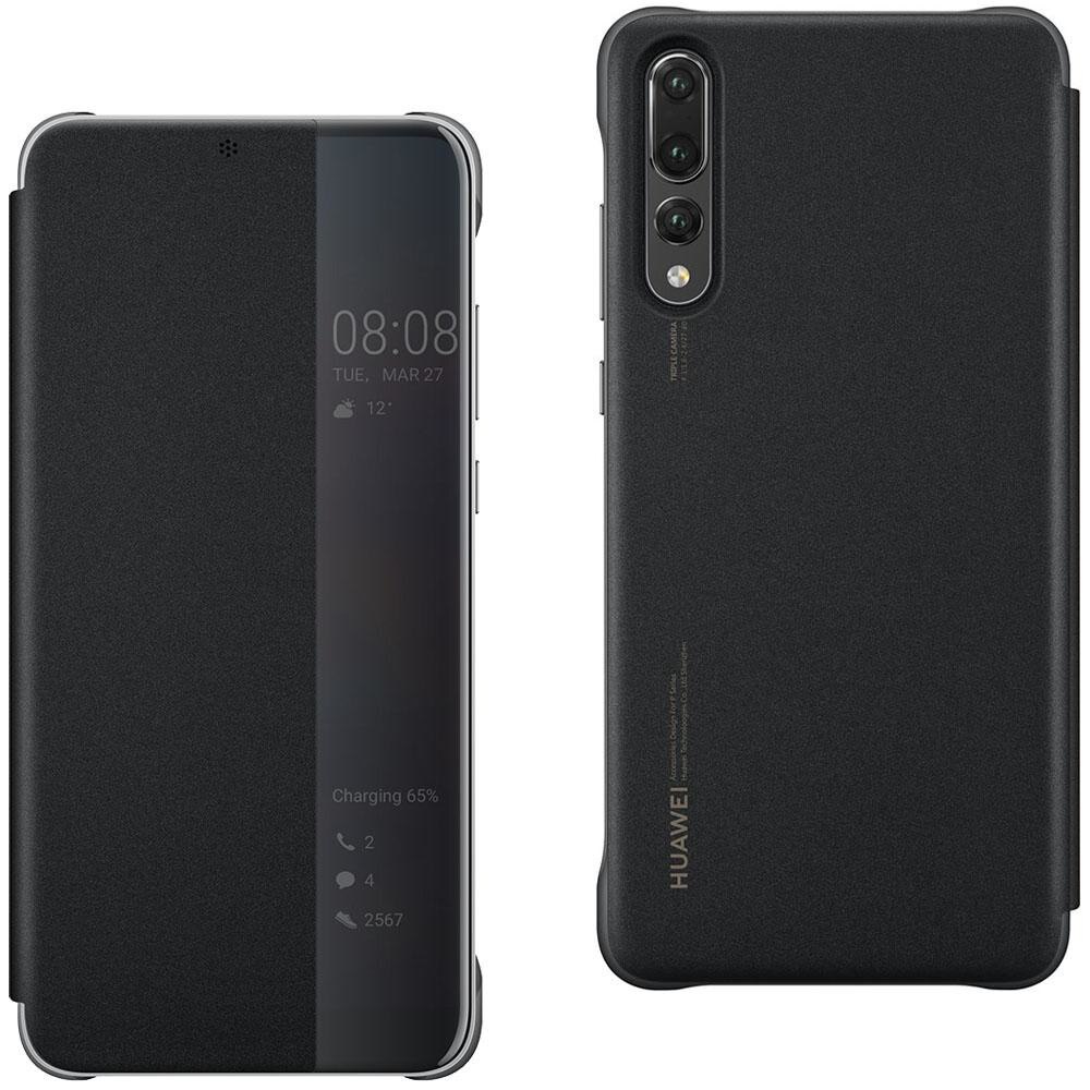 Orginal Калъф Huawei P20 Pro Smart View Cover, Черен - eMAG.bg