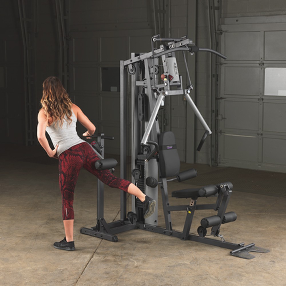 Body-Solid G2B + kábeloszlop, 73 kg-os lapsúly szettel, könnyű kezelhetőség, 1000kg teherbírás ...