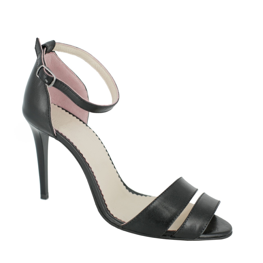 Sandale dama Luisa Fiore Dalia,piele naturala, negru, marimea 36 EU ...