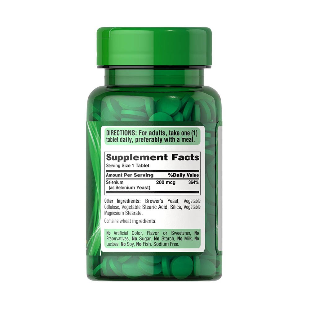Selenium, 200 mcg, Puritans Pride, 100 tablete - eMAG.ro