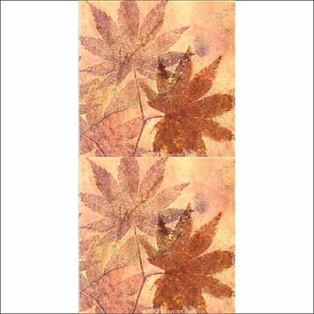 Set stickere autocolante faianta decorativa 20cm x 40cm model frunze ...