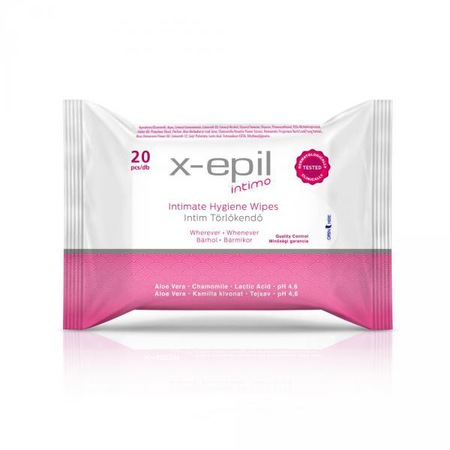 Servetele umede Intimo - 20 buc - X-Epil - eMAG.ro
