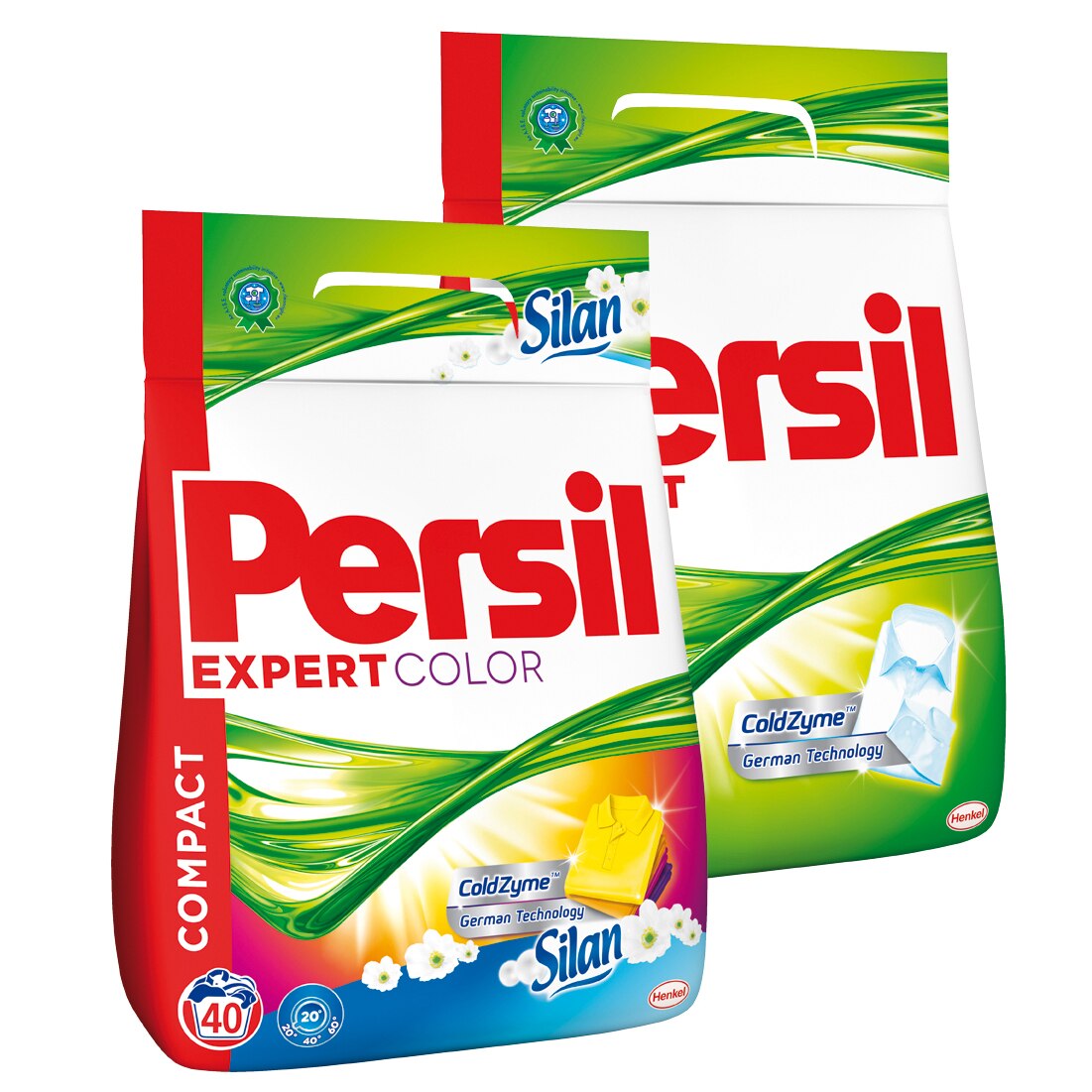 Pachet 2xDetergent Persil Expert Color Fresh Pearls by Silan + Persil ...