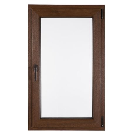 Fereastra PVC, ALCONF, 4 camere, culoare nuc, deschidere oscilobatanta ...