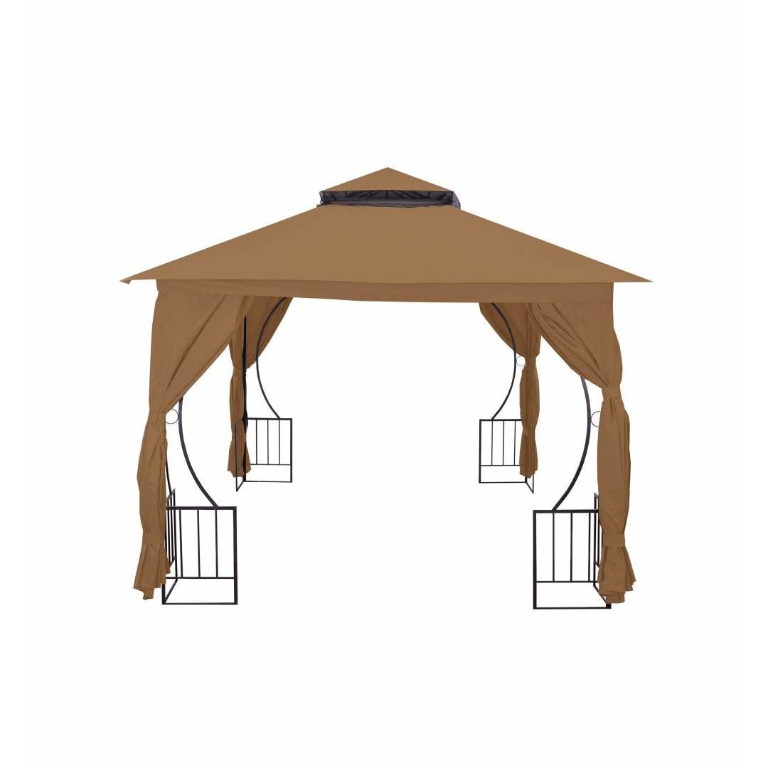 Cort Pavilion 4x3m Premium pentru Curte sau Gradina cu Pereti Laterali ...