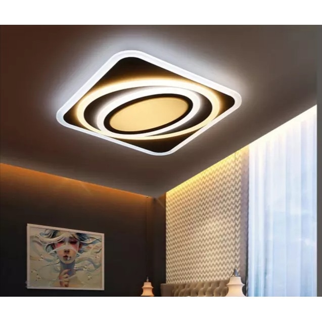 Lustra Iskal patrata 8662 lustra led - eMAG.ro