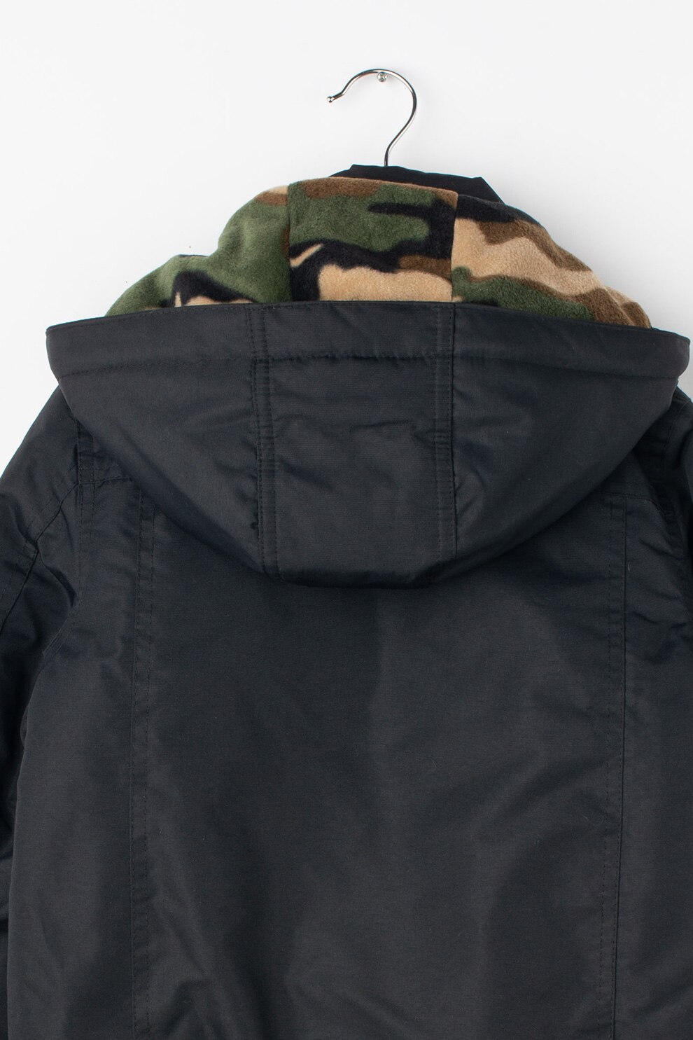 Diesel, Geaca cu vatelina si gluga Jifro, Negru, 144 CM Standard - eMAG.ro