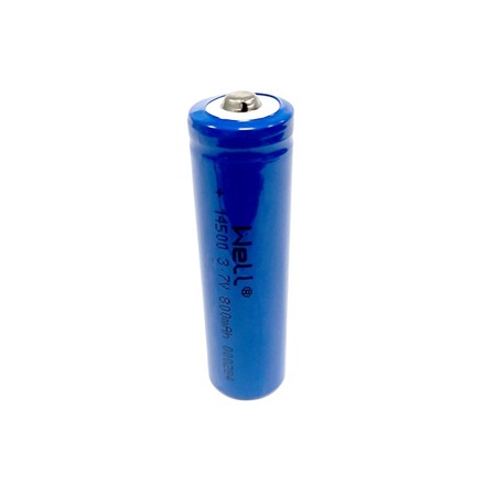 Acumulator industrial Li-ion terminal cu varf 14500 3.7V 800mAh Well ...