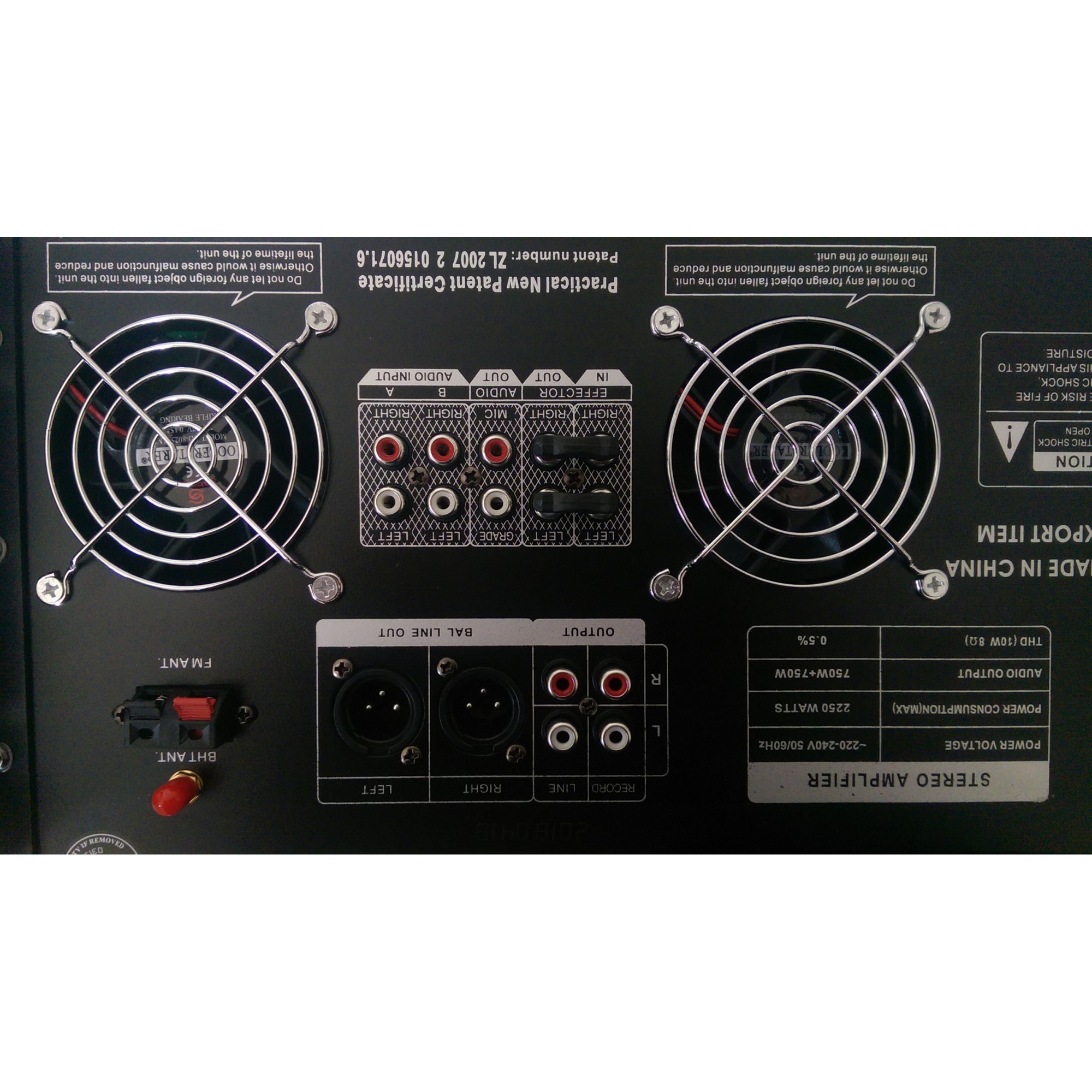 Професионален усилвател Vlliodor KB903, 750W + 750W, USB, SD карта ...